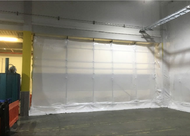 Tetrapak Plant Food Production Clean Zone Screen - Montana Scaffolding